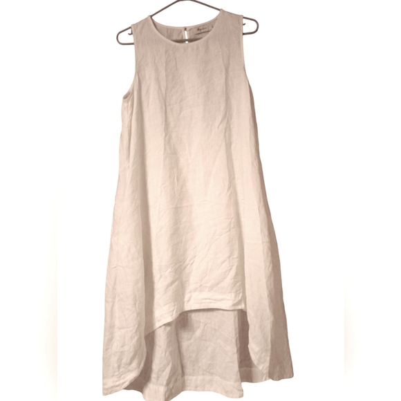 magic linen | Dresses | Magic Linen Royal Toscana Linen Dress Size S ...